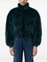Куртка BALENCIAGA Faux-fur ribbed-trim jacket, размер XS, green