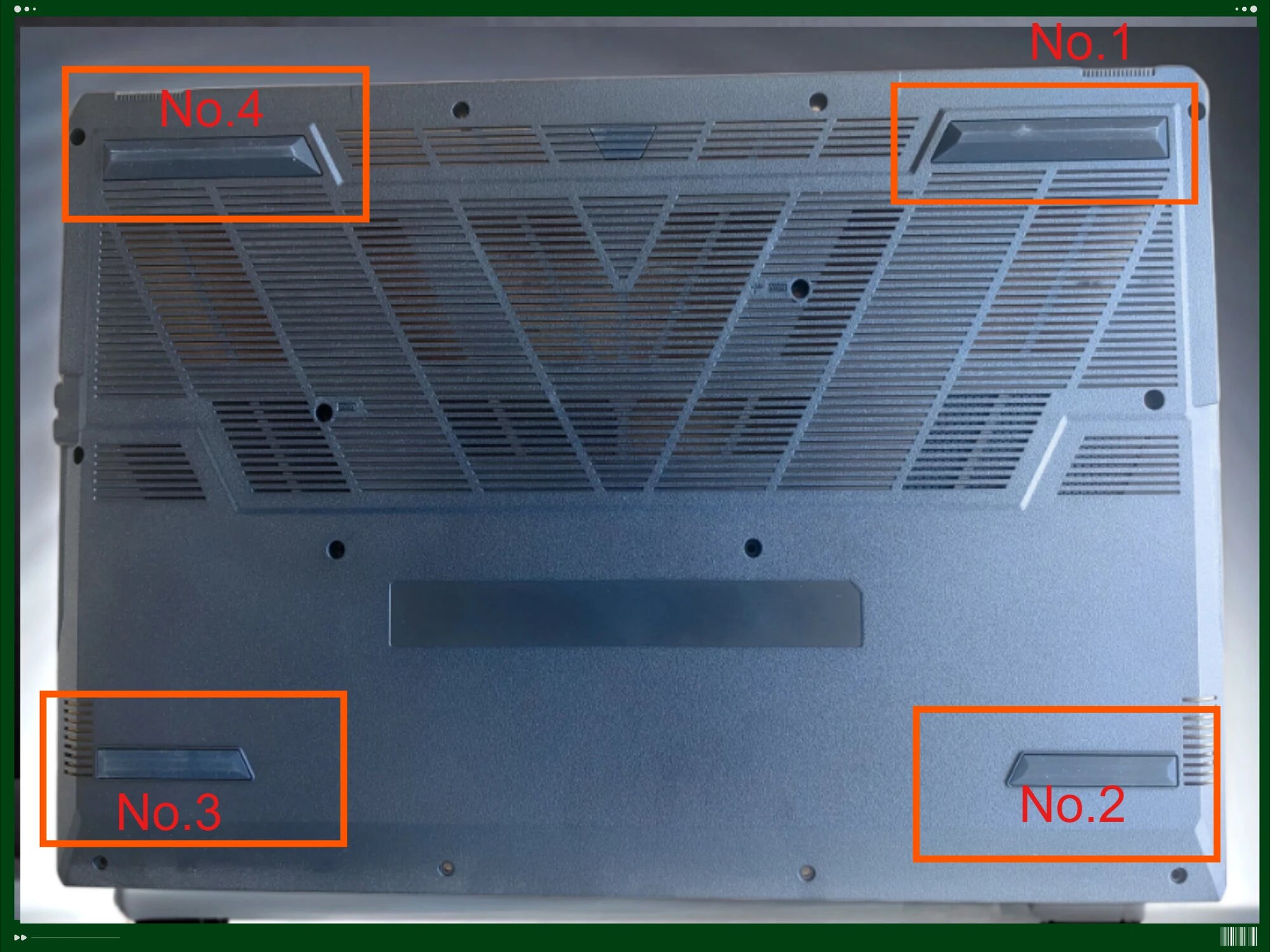 Корпуса для ноутбука ThundeRobot 911 PLUS G2, 911 PLUS X, NX, MACHENIKE L17 A rubber feet No.4