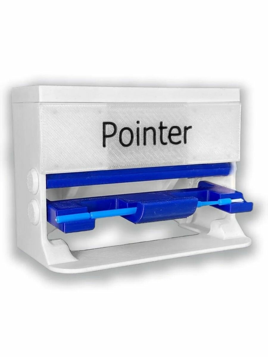 Одноразовые кисти POINTER (потнтер), для маникюра и педикюра, пластик/искусственный ворс, 100шт
