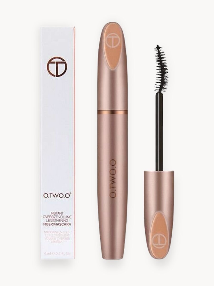 Тушь для ресниц черная O.TWO.O водостойкая