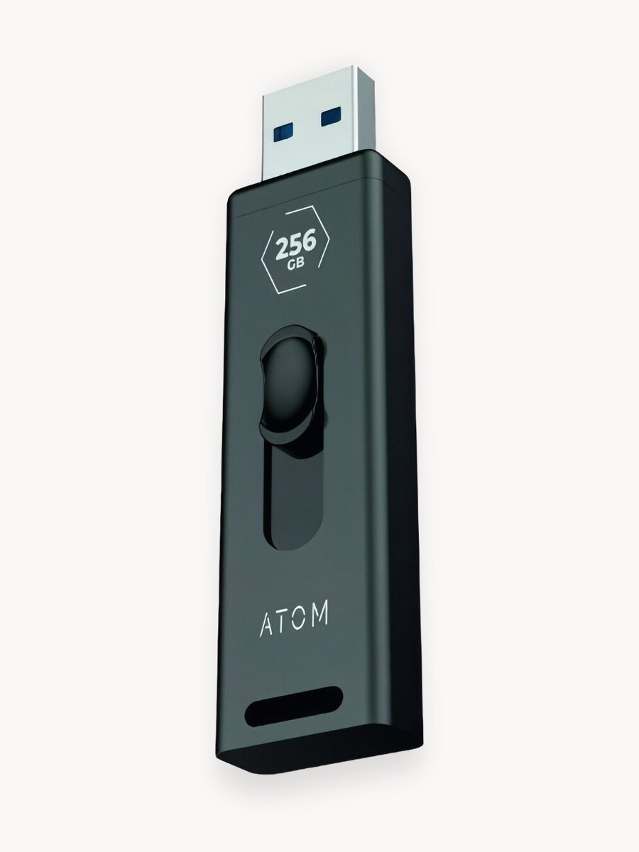 Внешний диск SSD Atom 256GB USB3.2 AEXSSDP15256GBK
