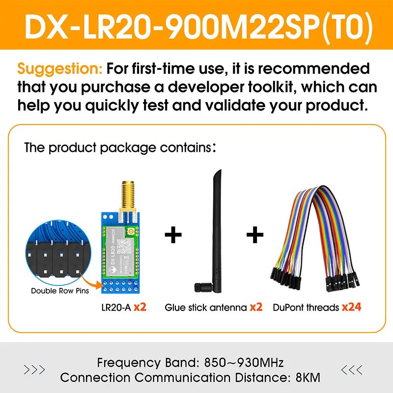 LoRa модуль DX-LR20 Semtech