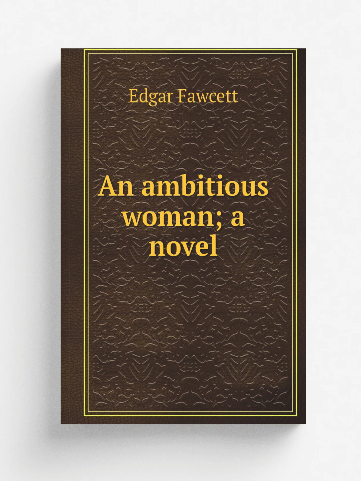 An ambitious woman; a novel | Fawcett Edgar | Репринт