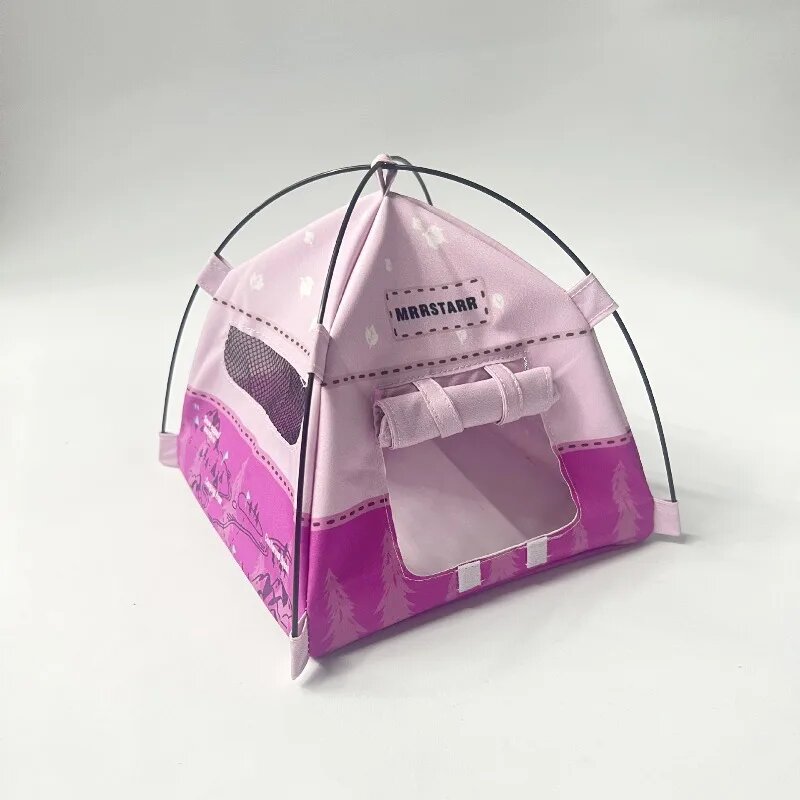 Декоративная палатка для кукол YIYUEQIANLI 1:12 Фиолетовый, Purple