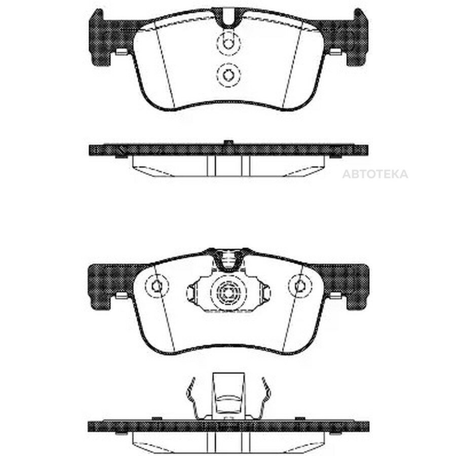 Колодки тормозные BMW 1(F20) 10- 1.6/1.6-2.0 DIESEL перед. REMSA 147810