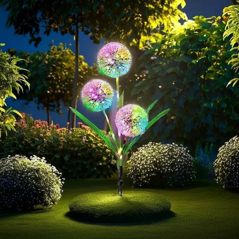 Солнечный Лук Медуза Свет Наземный Светильник Открытый Водонепроницаемый Сад Газон Патио Украшение Огни