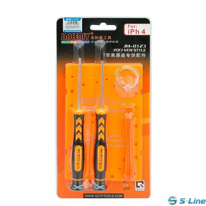 Набор отверток и инструмента JM-8123 для ремонта телефонов iphone