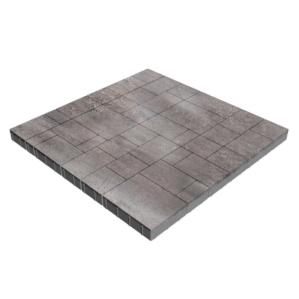 Плитка тротуарная разноразмерная Инсбрук Альпен Colormix Умбра (13,2 кв. м)