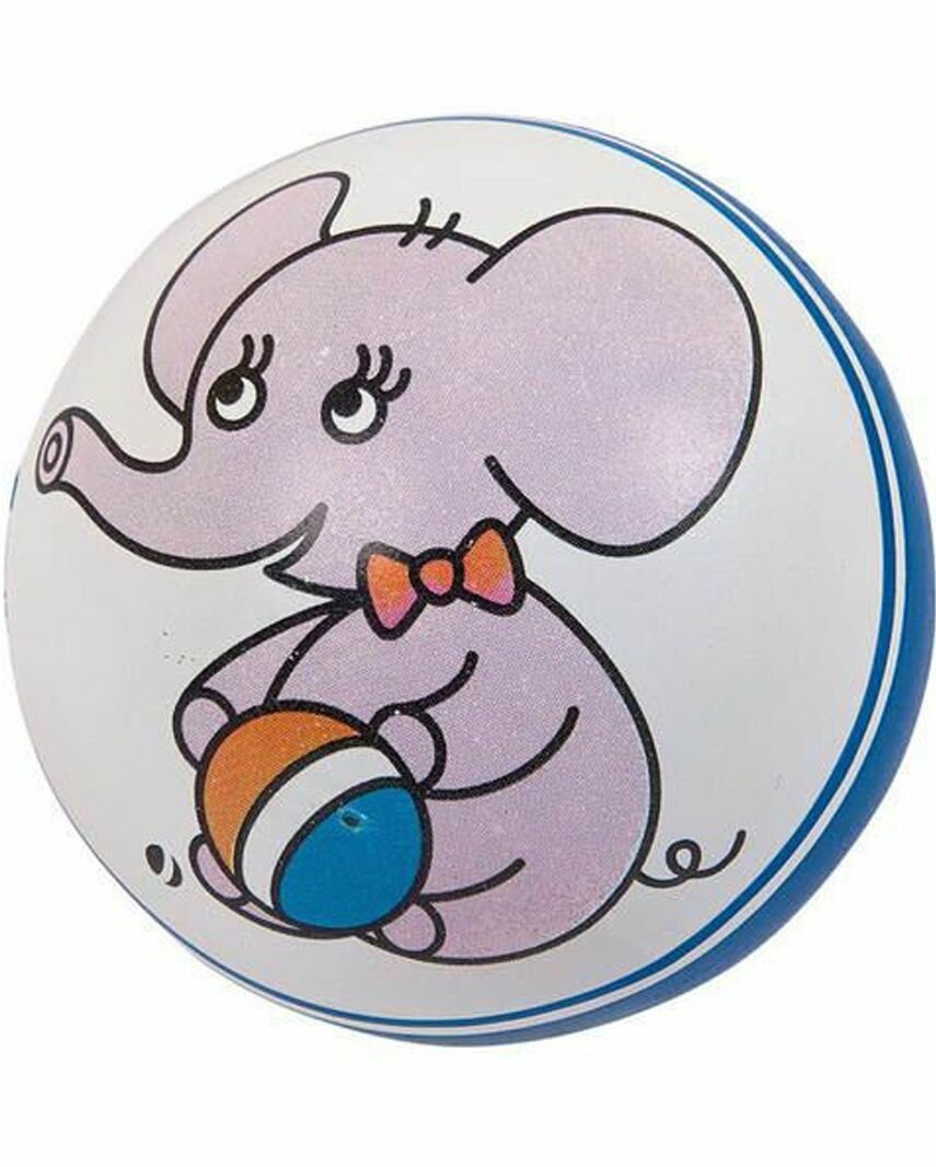 Мяч детский Слоник, игрушка для спортивных занятий и подвижных игр на улице и дома, мячик для детей