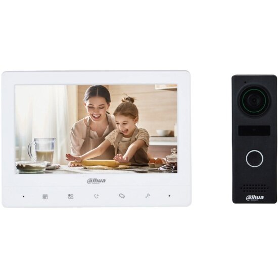 Комплект домофона Dahua DHI-KTA02M белый
