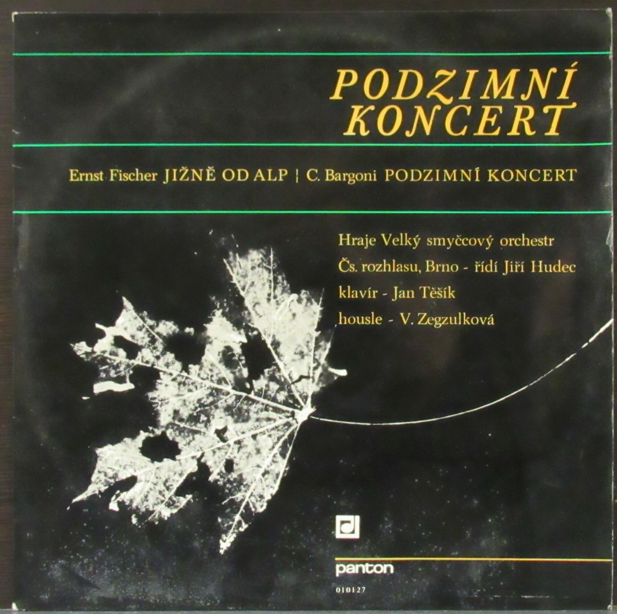 Fischer Ernst "Виниловая пластинка Fischer Ernst Podzimni Koncert"