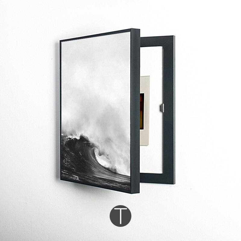 Крышка электросчетчика, внутренняя электрическая панель, скрытые картины, вертикальная секция, бесплатная штамповка, распределительная коробка для ресторана, 50*40 см