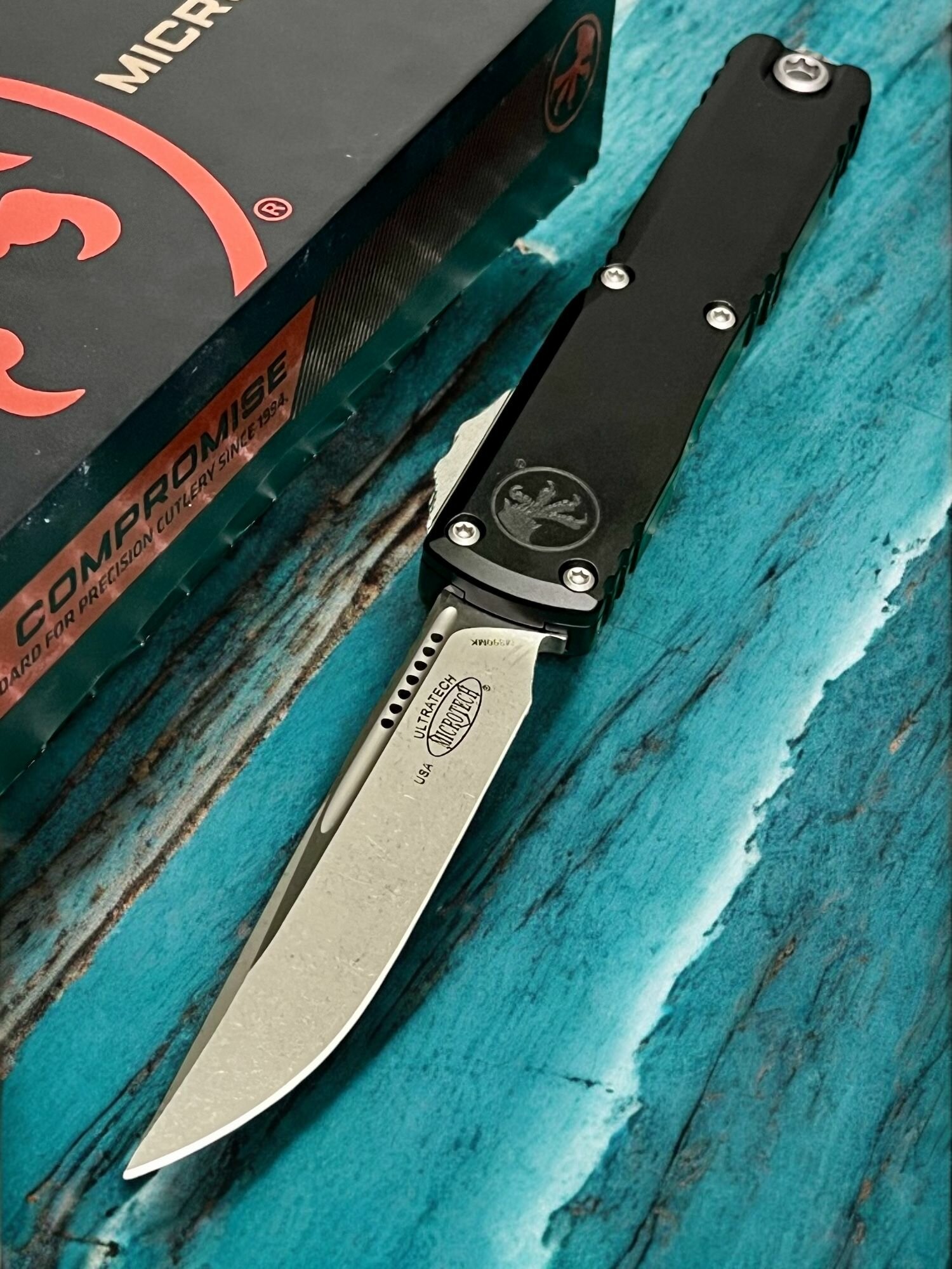 Нож складной MicroTech MCT112110AP Ultratech Gen III ZBP, Apocalyptic Blade