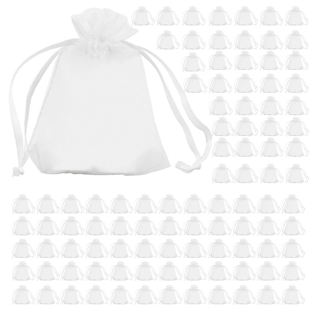 Сетчатый пакет для защиты фруктов и овощей от плодовой мухи, 100 шт-белый