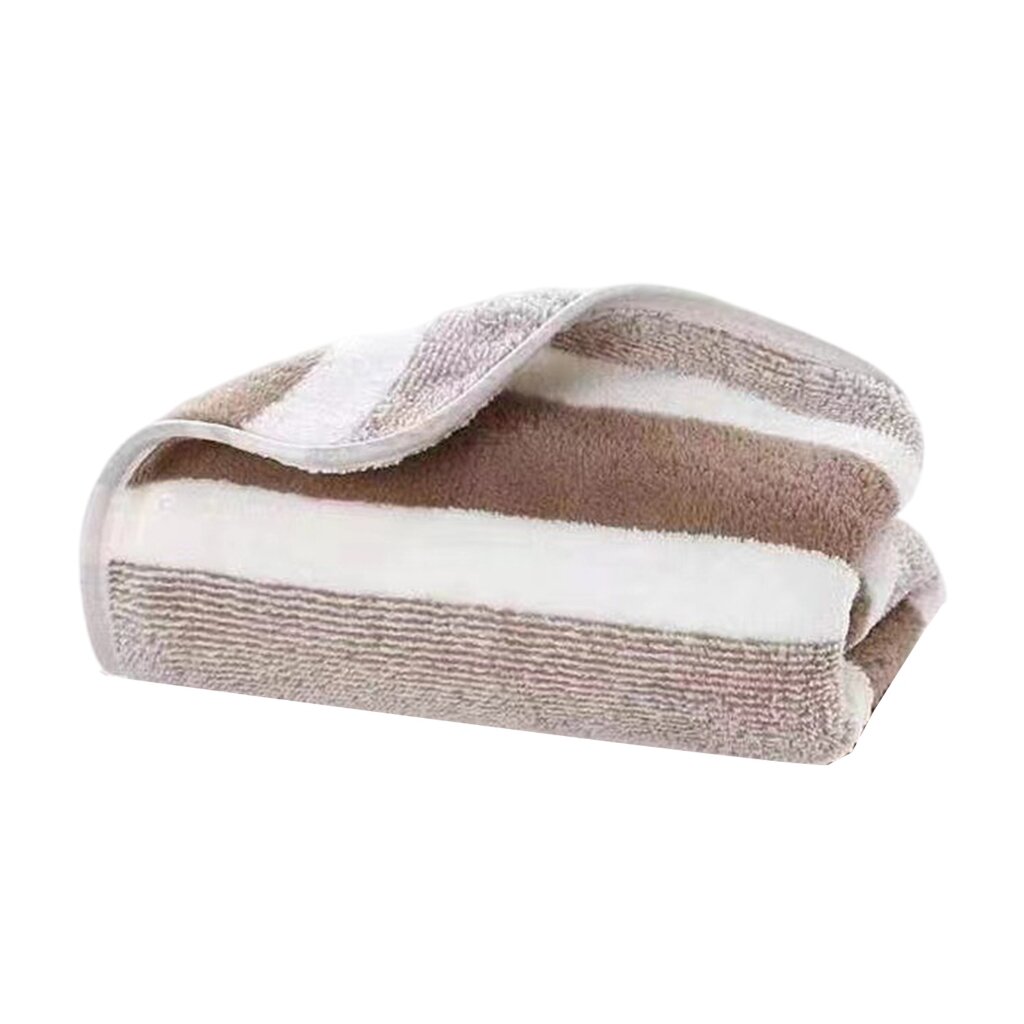 Широкое полотенце из кораллового флиса-Кофейного цвета-Полотенце 35-75 см