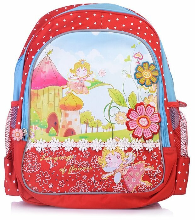 Рюкзак для девочки"Flower Fairy" 40*30*20 см, полиэстер,600 ден