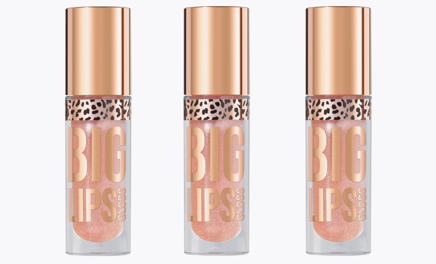 Блеск для губ STELLARY Lipgloss Big Lips тон 04 Always sparkling, 4мл - 3 штуки