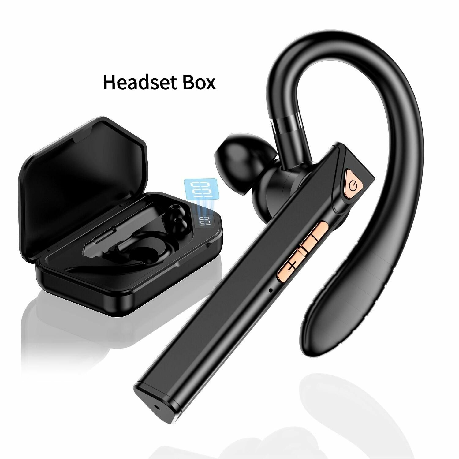 Новейшие Bluetooth-гарнитуры 2022 года, наушники с функцией громкой связи CVC8.0, шумоподавление, беспроводные с двумя HD микрофонами для всех смартфонов