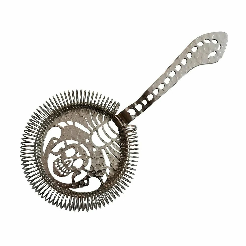 Стрейнер коктейльный барный "Flume" с ушками 20,3×10 см, сталь, серебристый, 1 шт