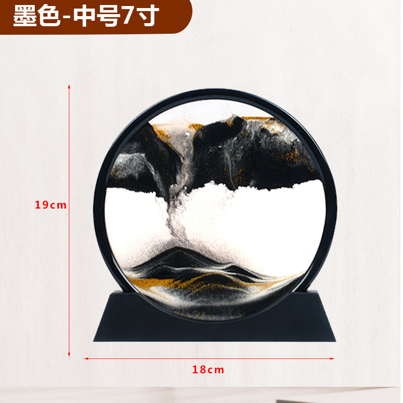 Зыбучие пески, украшения, креативное 3D искусство, стекло, жидкие украшения, зыбучие пески, динамичные украшения для гостиной, подарки, трехмерные