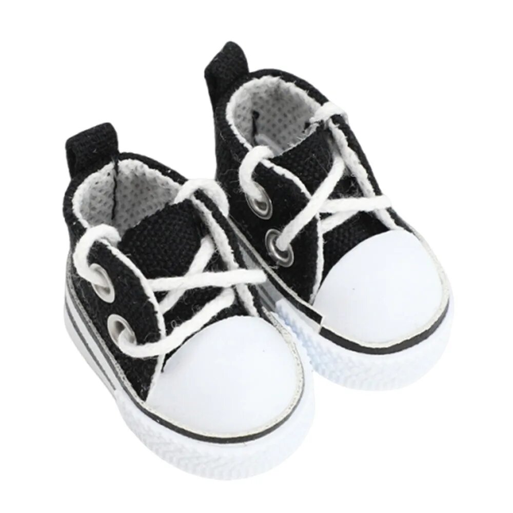 Кукольная обувь Laibubu 17 см, ткань 4-3cm Black