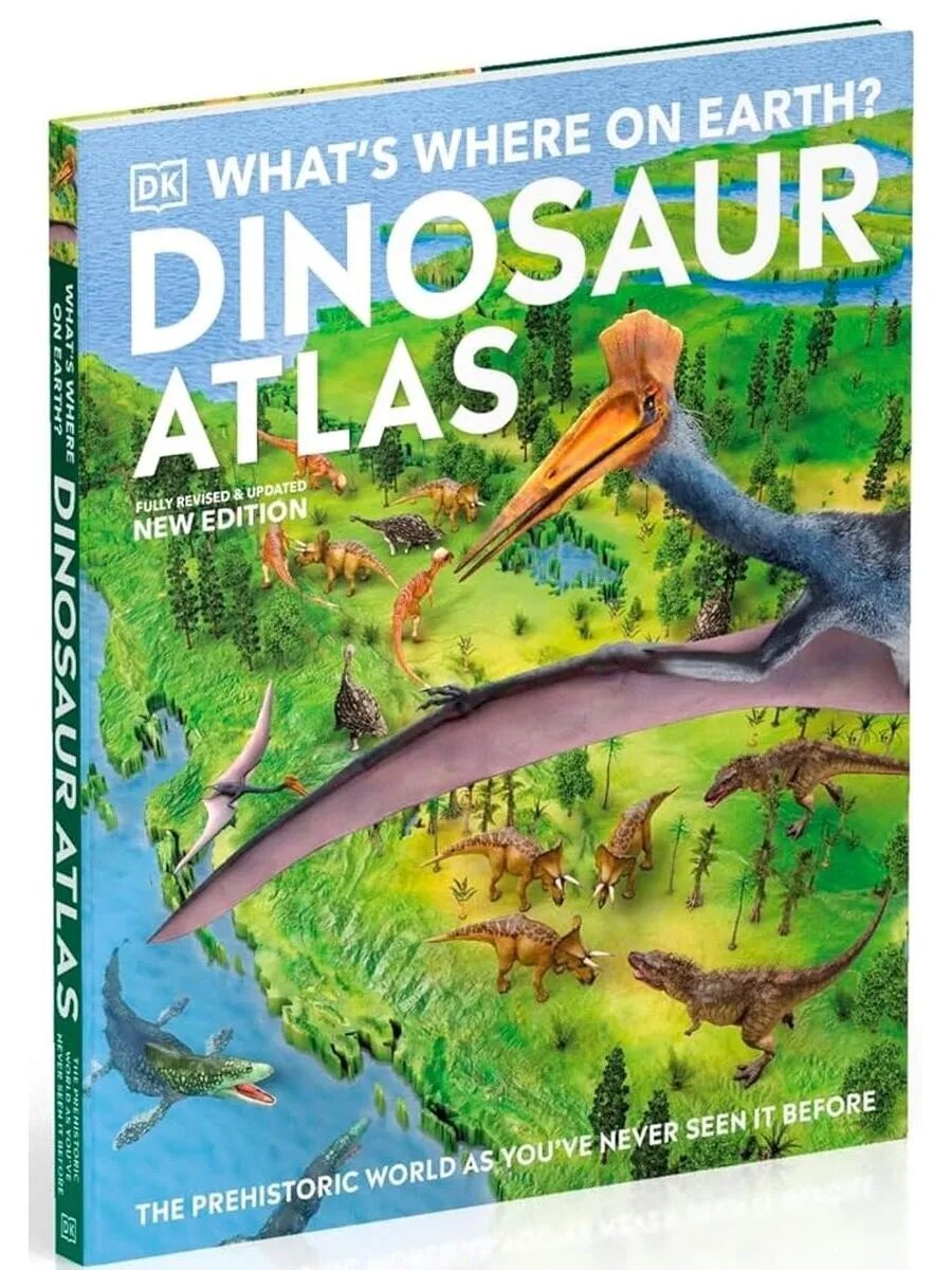 Dinosaur Atlas Атлас динозавров на английском для детей | Dorling Kindersley