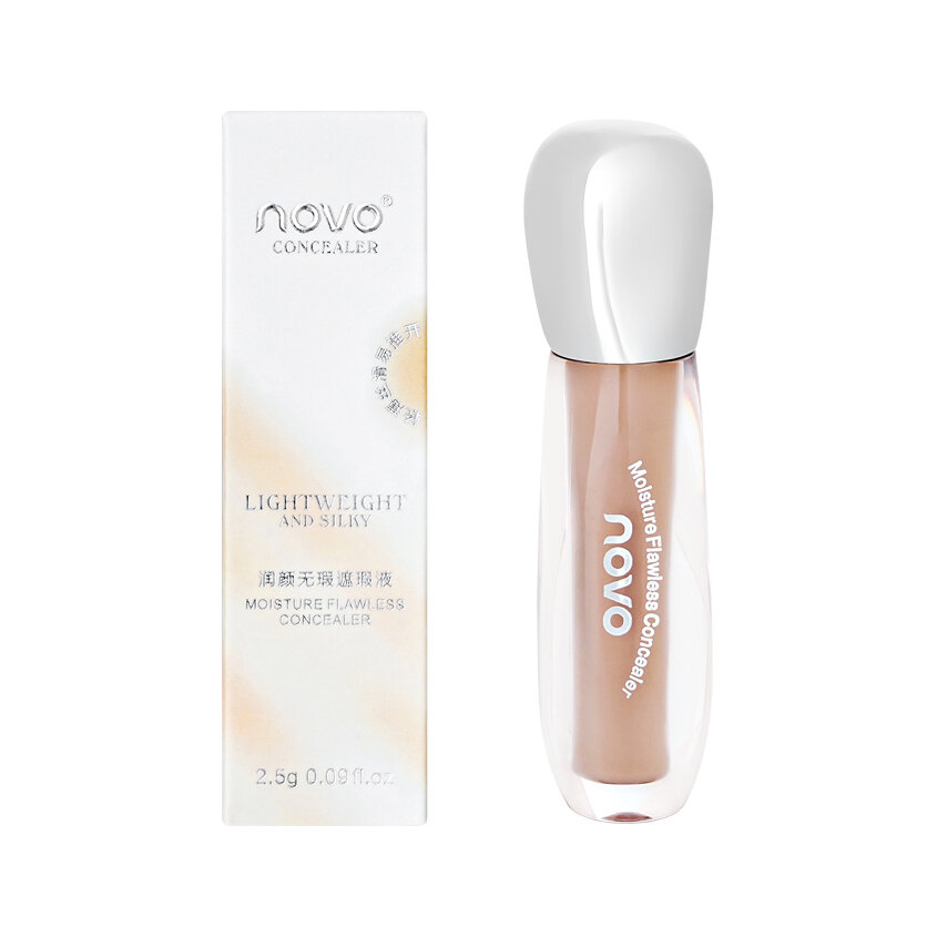 Консилер для лица `NOVO` MOISTURE FLAWLESS CONCEALER матирующий, тон 01