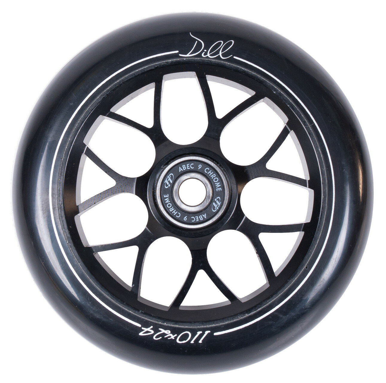 Колесо для трюкового самоката Tech Team TT 110 мм. Dill Black