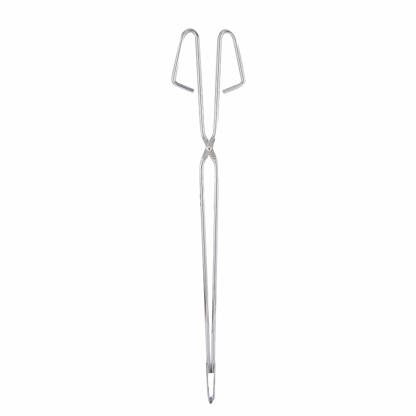 Уличные щипцы для барбекю из нержавеющей стали, 55 см, удлиненная ручка, зажим для дров, угля, мусоросборник, щипцы для огня