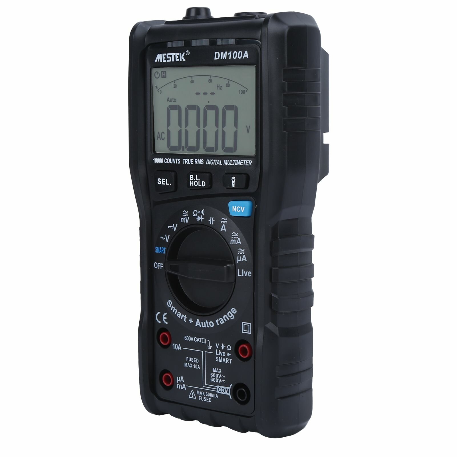 Мультиметр DM100A с высокой точностью измерения напряжения и тока 10A/600V