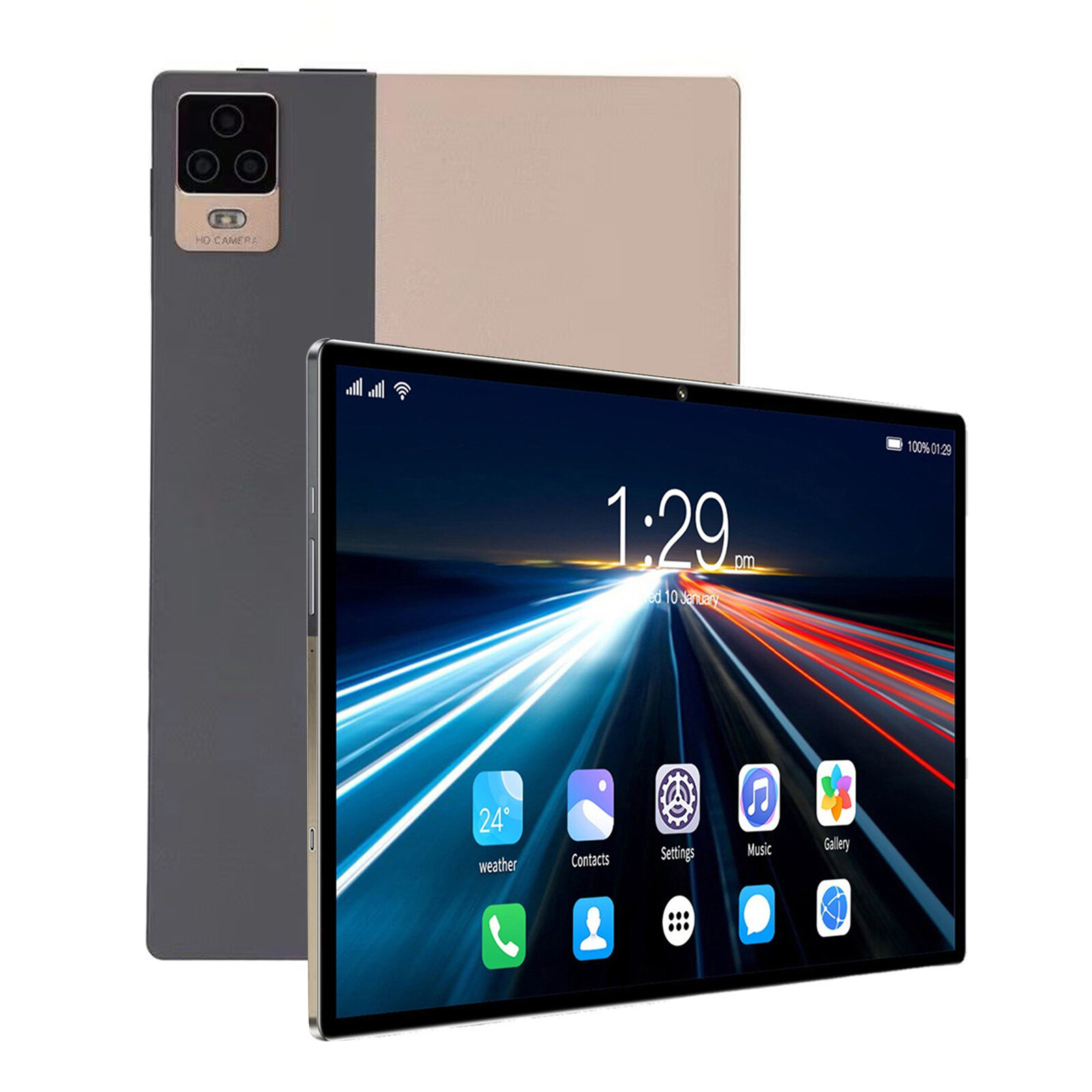 10,1 дюйма планшеты Android 10.1 SmartPad с 4 ГБ+32 ГБ 3440x1040 IPS HD Touchscreen 2MP+5MP Dual Camera Support BT/Wi -Fi 2.4G и 5.0G Двойная частота для игрового видео играет