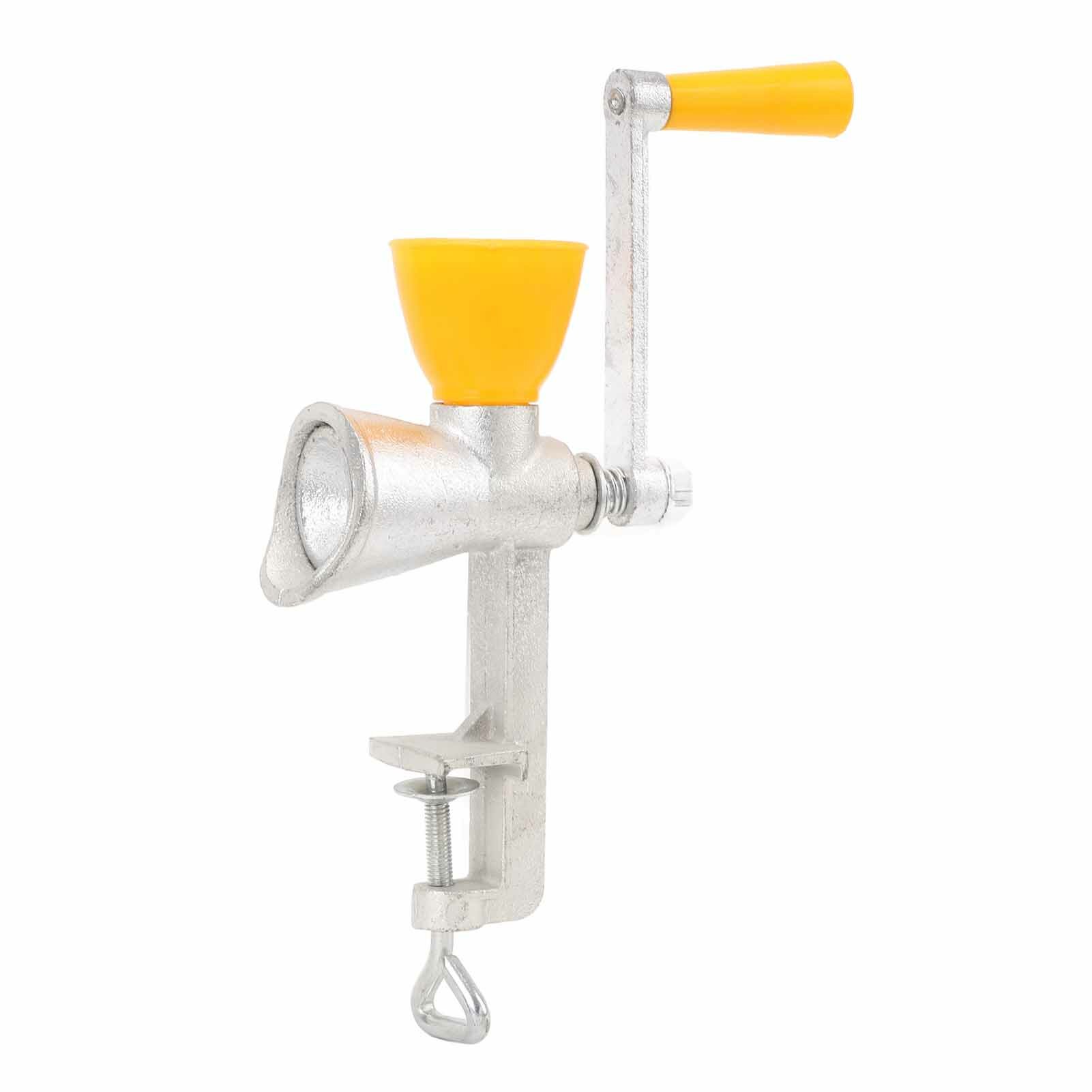 Ручная мельница для зерна, чугунная ручная мельница с зажимом для стола для кофе, кукурузы, перца, пшеницы