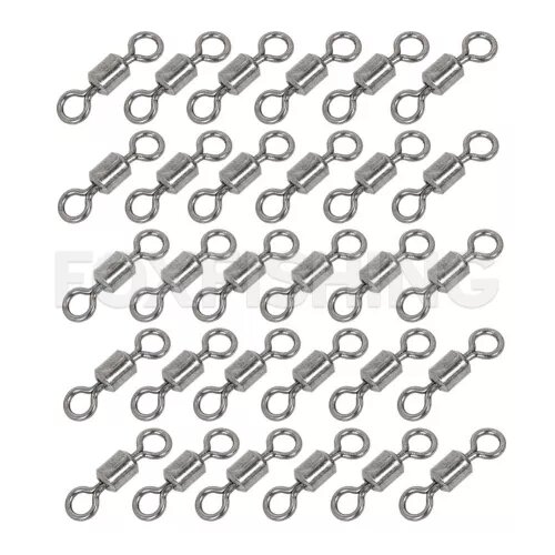 Вертлюжки Nautilus Rolling Swivel 0101 #12 9кг. 30шт. (3уп. по 10шт.)