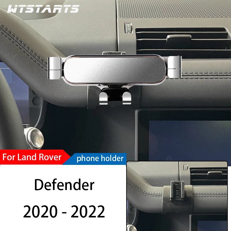 Автомобильный держатель для телефона, подставка для Land Rover Defender 2020-2022, регулируемый держатель для GPS навигатора, аксессуары для кронштейна Defender 2020-2022