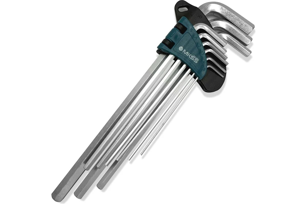 MKSS Набор удлинённых шестигранных ключей Toolbox NK1003 - комплект длинных шестигранников