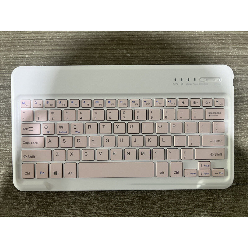 Клавиатура, сенсорная, беспроводная, Bluetooth, 12 дюймов, розовая