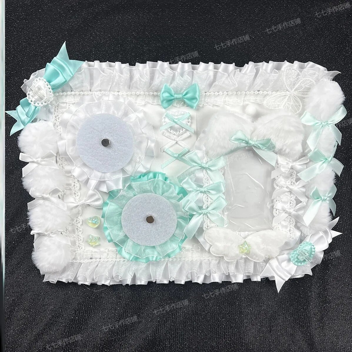 Органайзер для значков Ita Bag, кружевная задняя панель ручной работы, доска-органайзер для значков, доска для демонстрации значков для сумки Ita