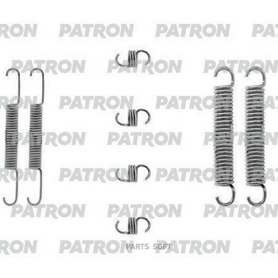 PATRON PSRK0250 Пружины колодок задних PATRON ВАЗ 2108-2190 (цена за 8 шт.)