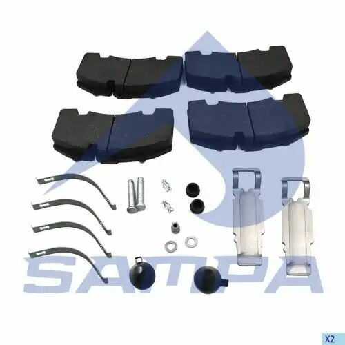 Тормозные колодки дисковые для BPW