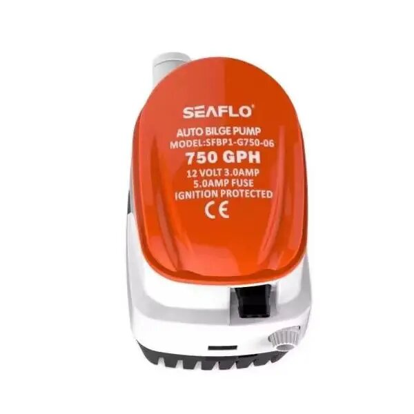 SEAFLO Автоматический погружной трюмный насос 750 GPH 12В 12V SFBP1-G750-06