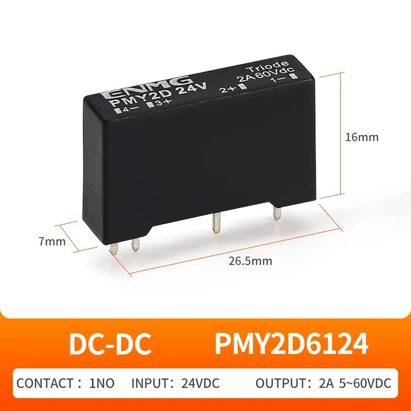 Твердотельное реле ENMG PMY2D6124 24В~220В PMY2D6124