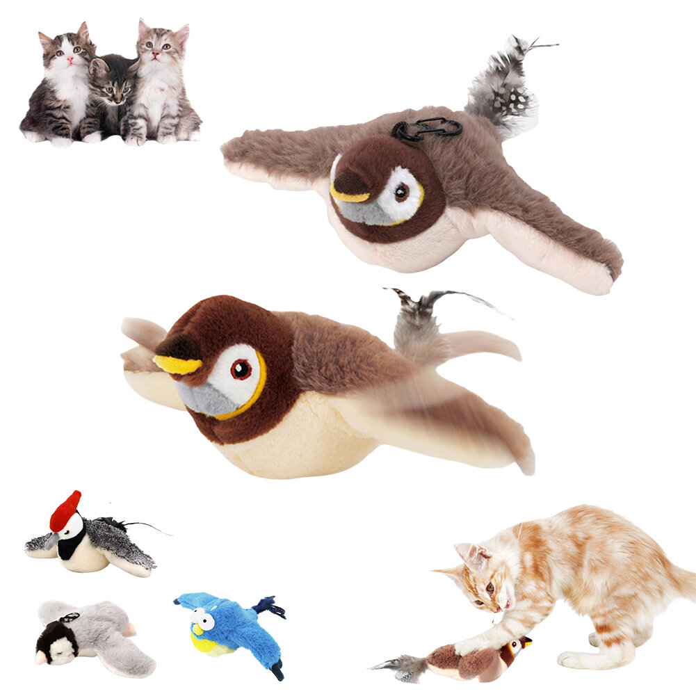 Игрушки для кошек и собак, умные игрушки, птицы, интерактивный тизер