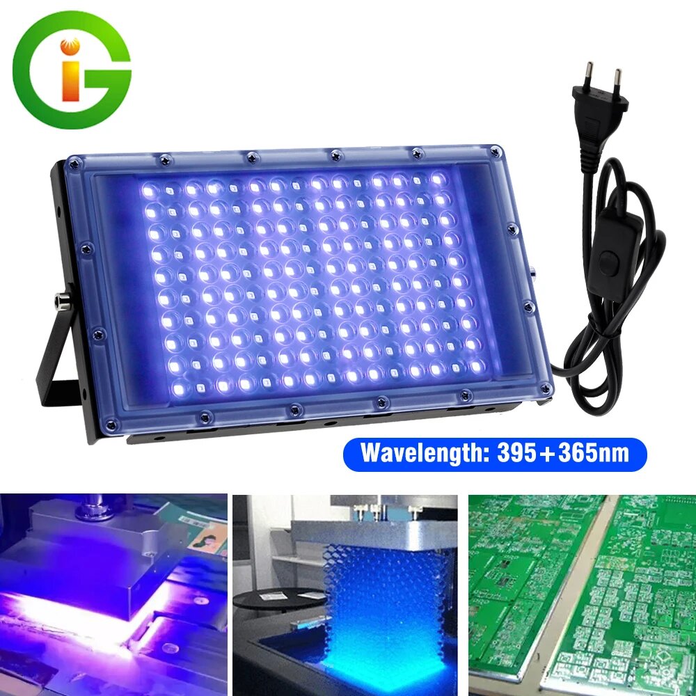 GRA XIDEA 395nm 365nm LED UV Floodlight