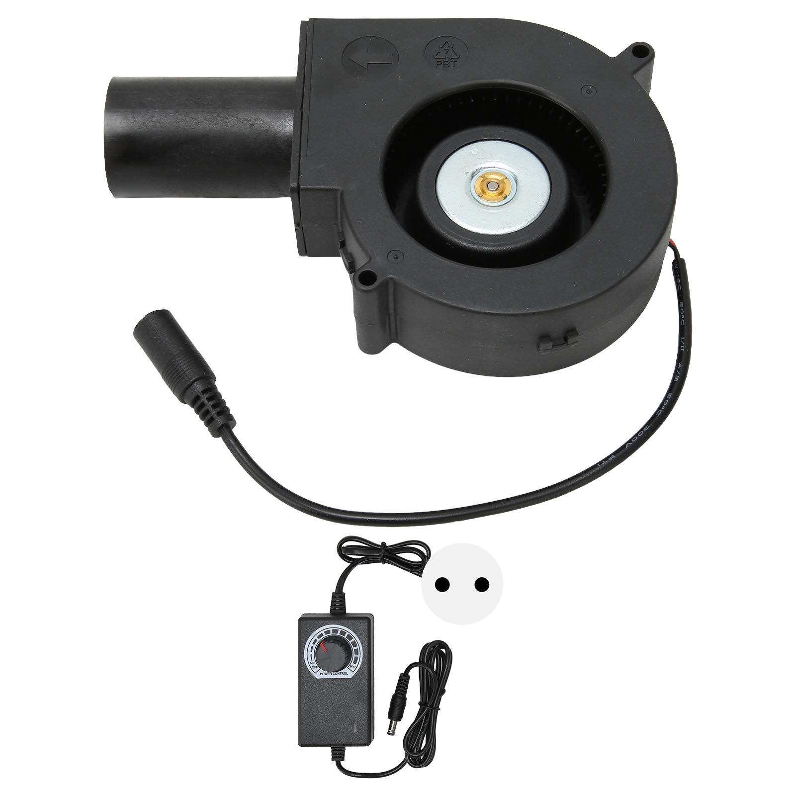 Вентилятор 12В DC бесщеточный — 6000 об/мин, 2.85A, двойной подшипник, для DIY охлаждения