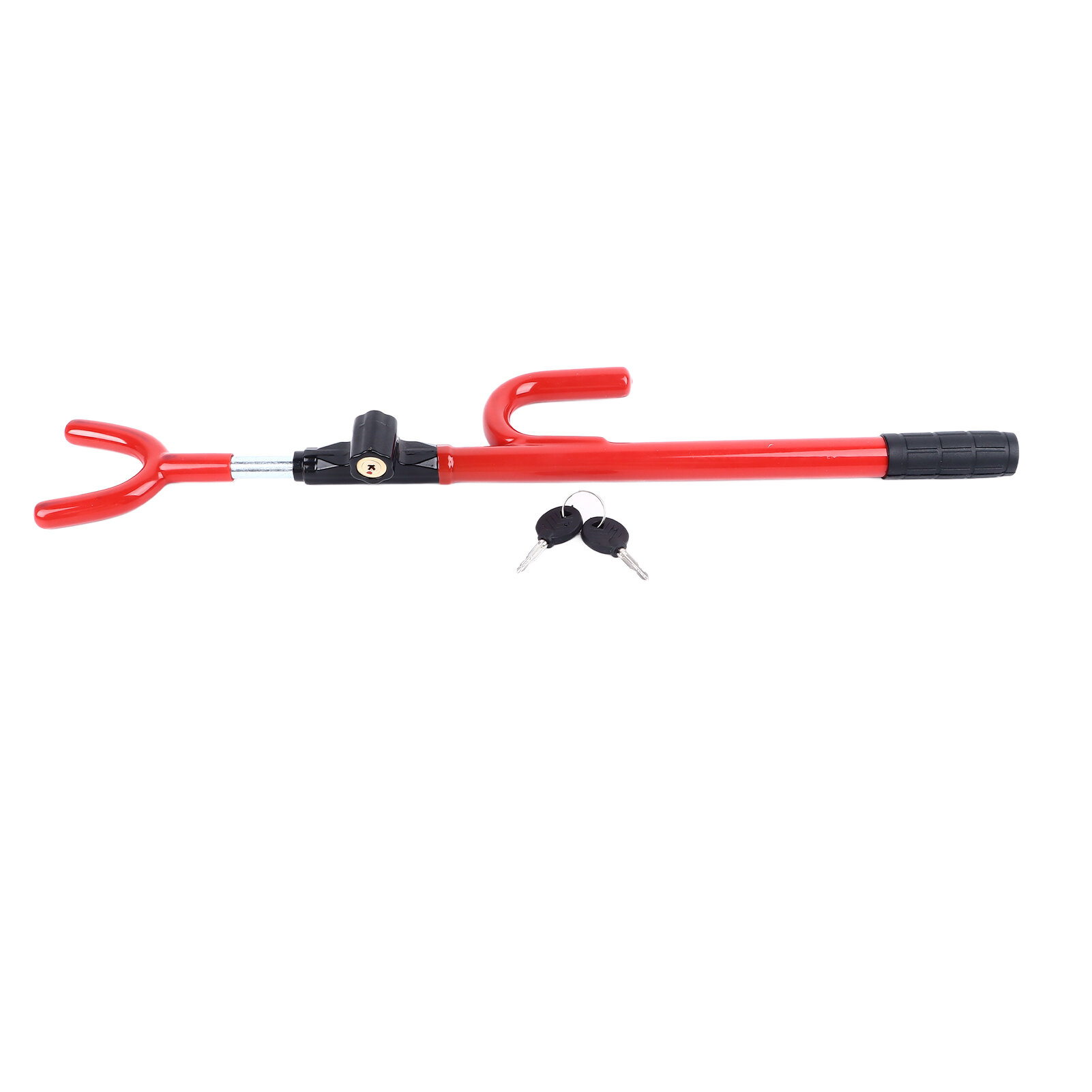 Противоугонный замок на рулевом колесе, защита от скольжения и царапин, надежная и прочная U-образная форма для автомобиля.