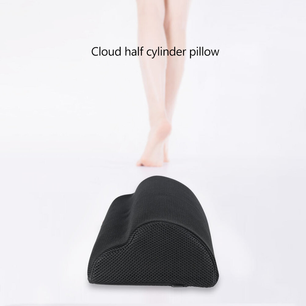 Подставка для ног под подушкой стола Эргономичная полуцилиндрическая подушка для дополнительной поддержки ног Мягкая подушка для табурета для ног для аксессуаров для офиса и дома