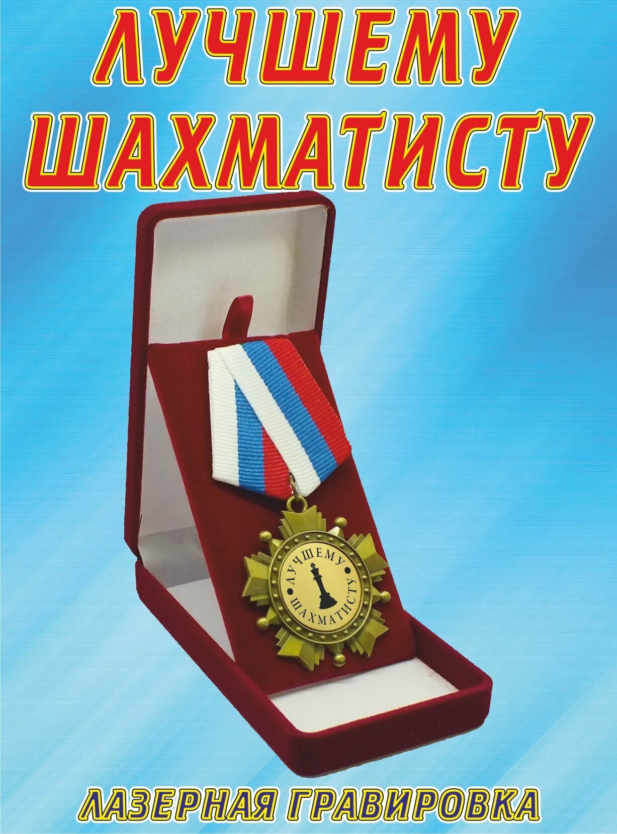 Медаль орден " Лучшему шахматисту ".