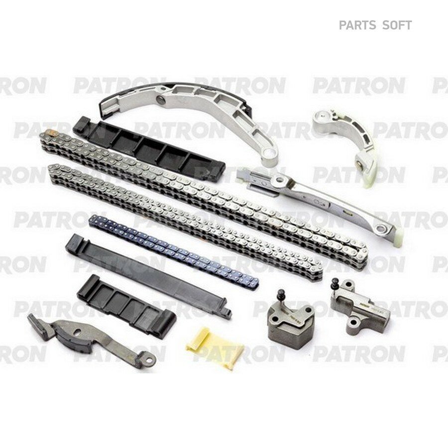 Комплект цепи ГРМ (Цепь-3, Нат-2, Усп-8) NISSAN Almera Tino/X-Trail 2.2D-2.5D YD22DDT 00> PATRON PTCK027 | цена за 1 шт