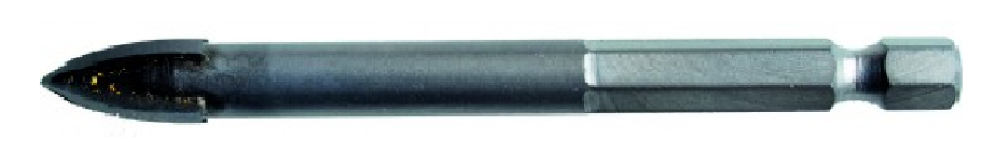 Сверло 888 по стеклу и кафелю, шестигранный хвостовик, из инструментальной стали, диаметр 4мм / оснастка