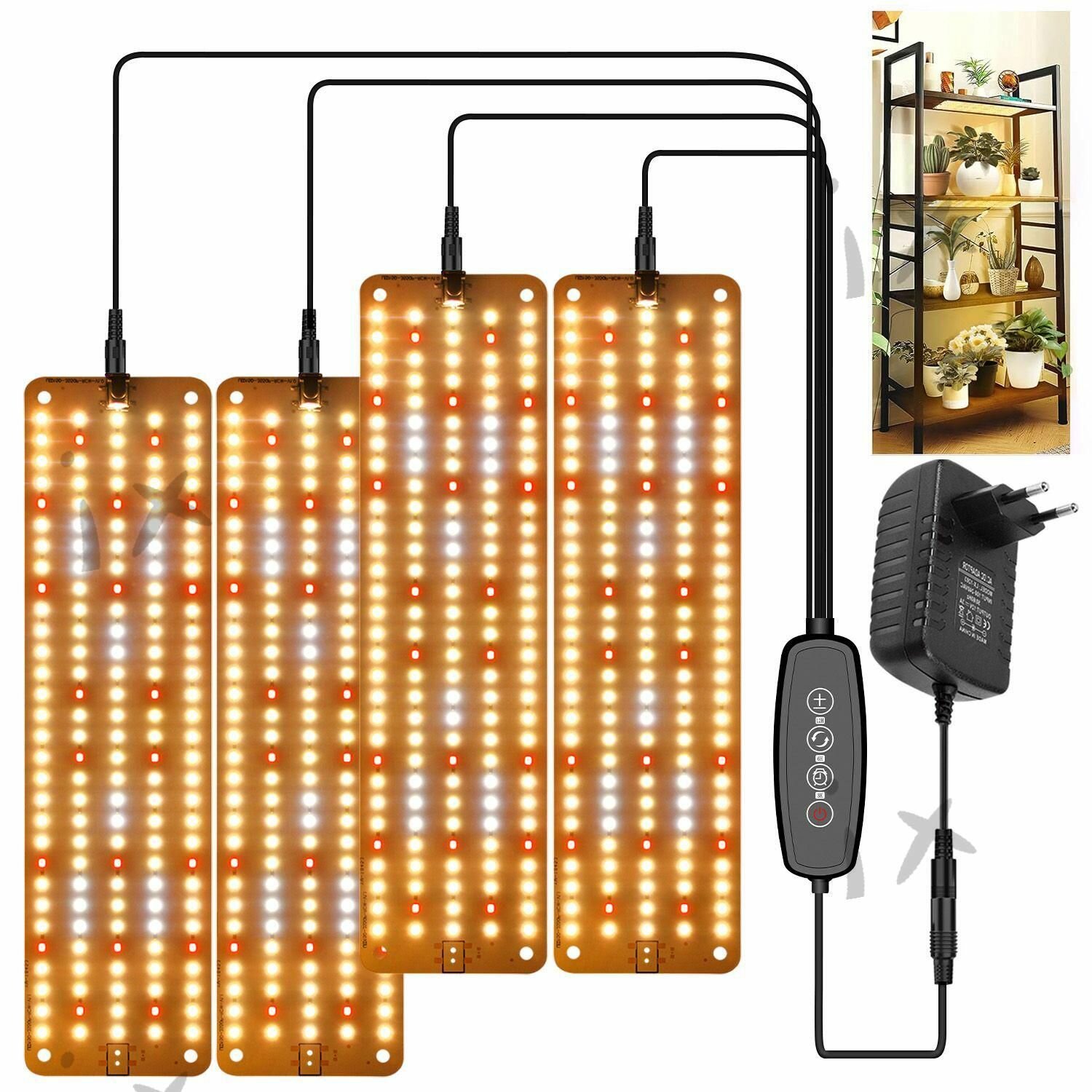 Светодиодные лампы для выращивания растений с полным спектром солнечного света3